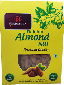 FOODNUTRA 100% Premium Dry Fruit Dal chini Flavored Badam Nuts Almonds ...