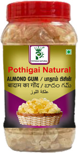 POTHIGAI NATURAL Almond Gum/Badam Pisin -100% Natural-Body Coolant,Gond ...