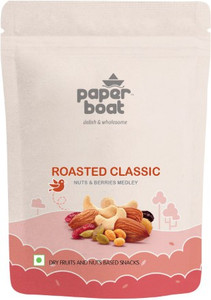 Paper boat Classic Roasted Nuts & Berries Medley, Trail Mix I Almonds I ...