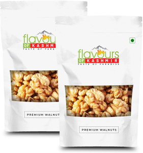 flavours of KASHMIR Premium Snow White Kashmiri Walnuts Kernels 500g ...