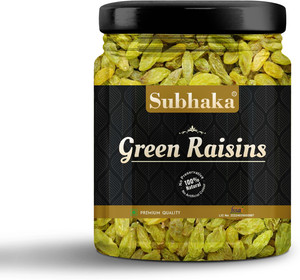 SUBHAKA Premium Seedless Green Raisins (Value Pack) Raisins Price in ...