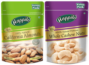 Happilo Premium Dry Fruit Combo Pack, Healthy Snacks (Almond 1kg ...