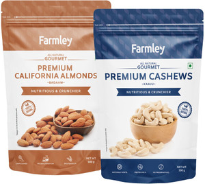 Farmley Premium Dry Fruit Combo Pack of Almonds, Cashews Price in India ...