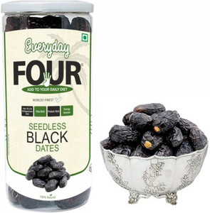 Everyday Four Seedless Black Dates 400g Dates Price in India - Buy ...