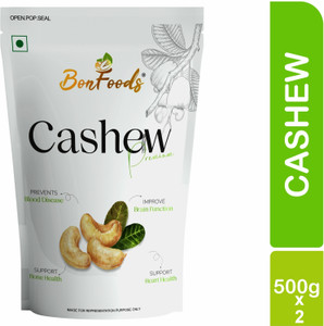 Bon Foods Premium Milky White Sweet Whole Cashew Nuts 1Kg Cashews Price ...