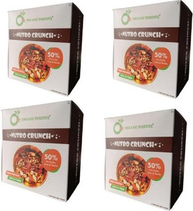 ORGANIC POSITIVE nutro crunch 350g p4 Almonds Price in India - Buy ...