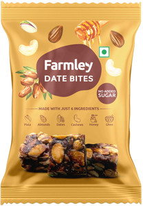Farmley Date Bites | Indian Sweets | Dry Fruits Barfi | No Added Sugar ...