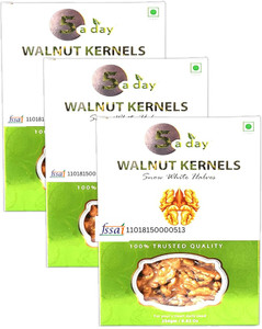 5 A Day Kashmiri Snow White Halves Walnut Kernels (250g(Pack of 3 ...