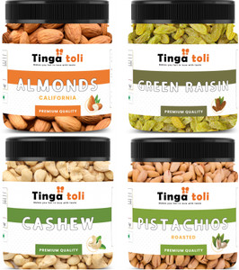TINGA TOLI Dry Fruits Combo Pack| Healthy and Tasty Snacks | Jar Pack ...