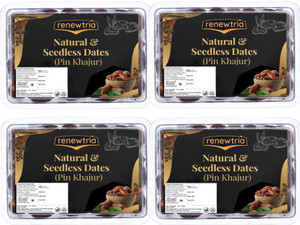 RENEWTRIA Seedless Dates 2kg Pin Khajoor/Khajur Arabian Dates, Dates ...