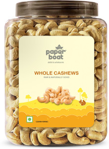 Paper boat Whole Cashews, Natural & Premium, Value Pack 1KG Cashews ...