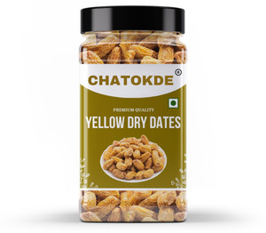 CHATOKDE Yellow Dry Dates | Peela Sukha Khajoor | Dry Chuhara | Pili ...