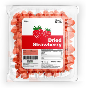 HyperFoods RawFruit Premium Dried Strawberry 400g (Pack of 2: 200g*2 ...