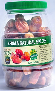 kerala natural spices Golden Soft Dates-1kg Dates Price in India - Buy ...