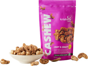 Krishival Premium Pepper Cashews 250 G Cashews Price in India - Buy ...