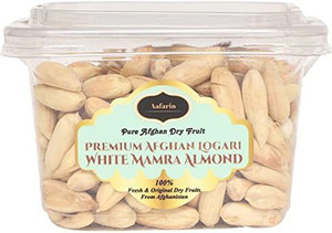 Aafarin LOGARI MAMRA ALMOND ( WHITE SHAHI MAMRA BADAM ) (1kg) Almonds ...