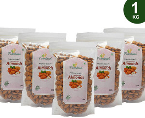 Farmbean Fresh California Almonds|Badam | long nuts |Vacuum Packed-AAA ...