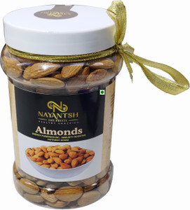 NAYANTSH Natural California Almonds -High in Fiber Gift Pack Almonds ...