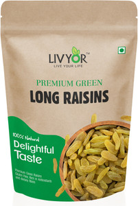 LIVYOR Premium Seedless Long Raisins Dry Fruit | Super Nutritious ...