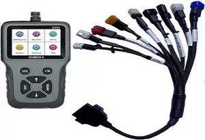 FREEFACE v311 obd scanner with universal bike scanning cable combo ...