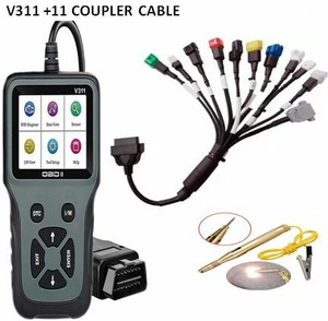 Xsentuals V311 OBD Bike Scanner + BS6 Bike OBD II Cable + Circuit ...