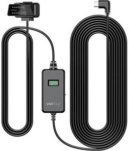 VANTRUE 10ft Type C USB OBD Hardwire Power Cable with LED Screen OBD ...