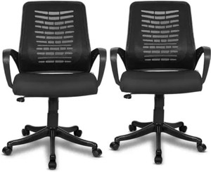 ssf Ergonomic Home and Office Revolving Chair Fabric Office Adjustable ...