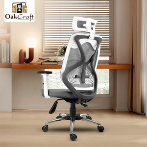 Oakcraft Hurricane High Back Ergonomic Chair with Synchro Mechanism and ...