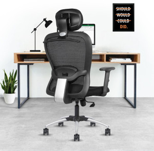 beaatho Blaze High Back Ergonomic Revolving Nylon Office Adjustable Arm ...