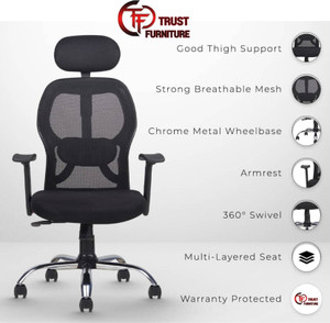 trust Taurus C100 Lite High Back Comfortable Mesh Office Arm Chair ...
