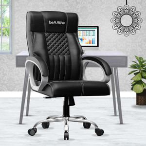 beaatho Oxford High Back Ergonomic Revolving Chair Leatherette Office ...