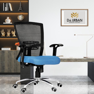 Da URBAN Modway Blue Mesh Mid Back Revolving | Ergonomic | Home ...