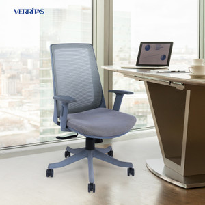 Verritas Scorpio Gray Mesh Office Adjustable Arm Chair Price in India ...