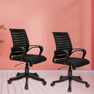 KVS INDIA MID Back Office Chair Ergonomic Chair, Adjustable Height ...