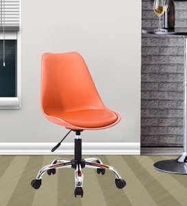 MAESTRO Study Stool With Chrome Base Fabric Office Executive Chair ...