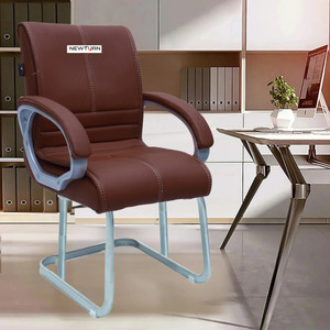 Newturn Maxson Heavy duty Cushion office fixed visitor chair with 2 ...