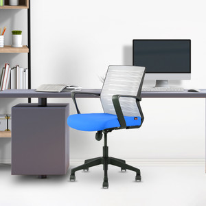 BOSQ Mid Back Home Office Desk Chair | Ergonomic Design,Center Swivel ...