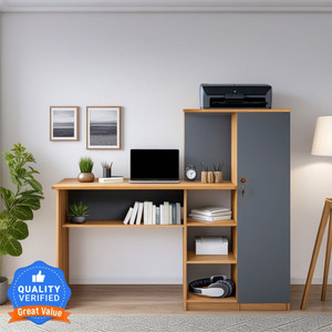 Trevi Krystal Study Engineered Wood Office Table Price in India - Buy ...