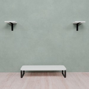 Flux Flux Multi-Functional Monitor Stand & 2.1 Speaker Stand Combo ...