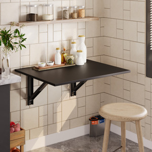 ASCOM Wood Wall Mounted Foldable Table | Space-Saving Wall Desk for ...