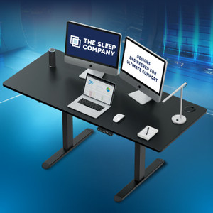 The Sleep Company Adjustable Desk 1600x700x700 | Sit-Stand Ergonomic ...