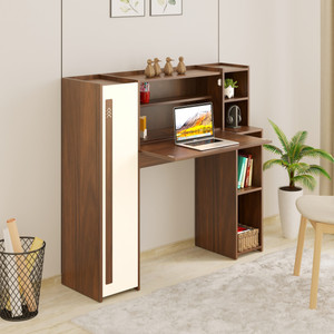 BLUEWUD Walden Computer Table for Home Office, WFH Desk with Multiple ...