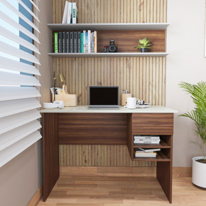 HOMEEASY Wooden Study Table, Computer Table, Office Table Engineered ...