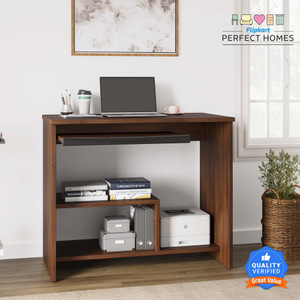 Flipkart Perfect Homes Engineered Wood Office Study Table With Storage ...
