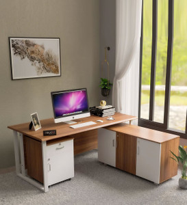 FURNITURE LELO Engineered Wood Office Table Price in India - Buy ...