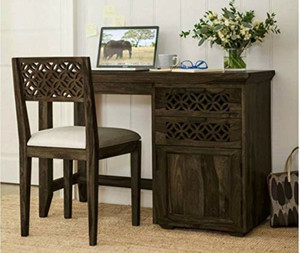 Wood Print Beautiful Study Table Solid Wood Study Table Price in India ...