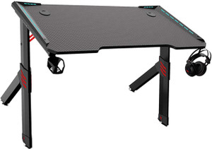 SYGA Gaming TableDesktop Y-Shape Computer Deskwith RGB LED Light ...