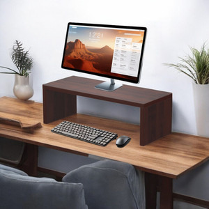 Flux flux Monitor Stand Mini with two Wooden legs Organizer Ergonomic ...