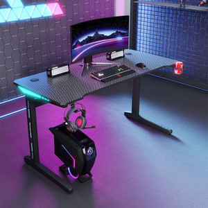 SAVYA HOME Gaming Desk with RGB Light,Computer Desk, Study Desk ...