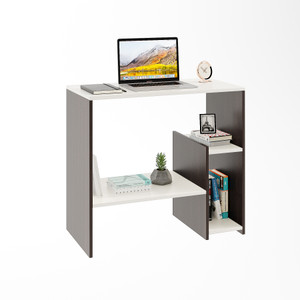 WOODWIDER Vivian WFH Computer Table & Gaming Desk with Shelf ...